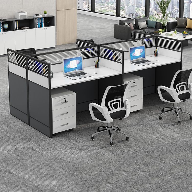 4-User Modern Way Office Workstation - Digital Mart Furniture ...