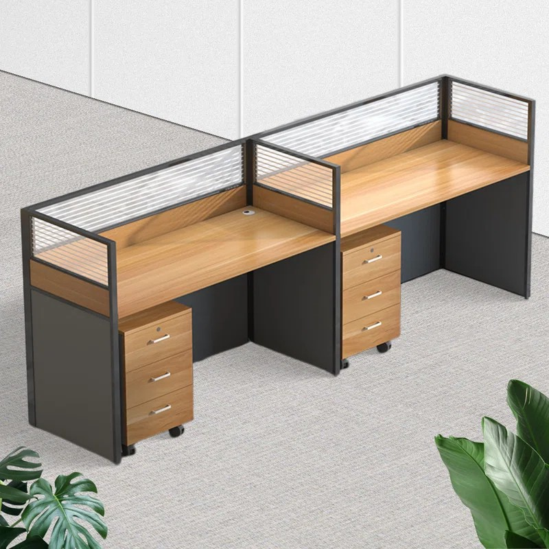 2-Way Modular Straight Workstation - Digital Mart Furniture -Furniture ...