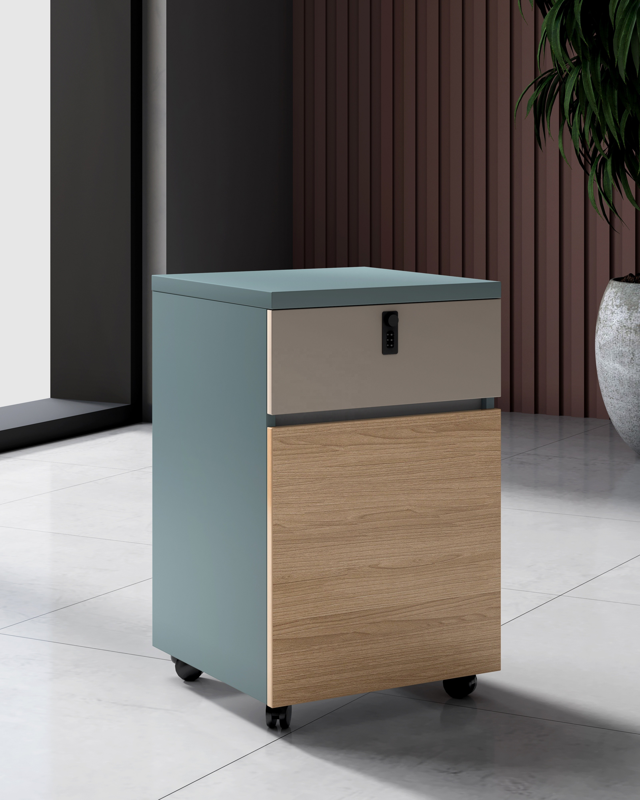 3-Drawer Table Mobile Filing Cabinet - Digital Mart Furniture -Furniture Shop in Kenya