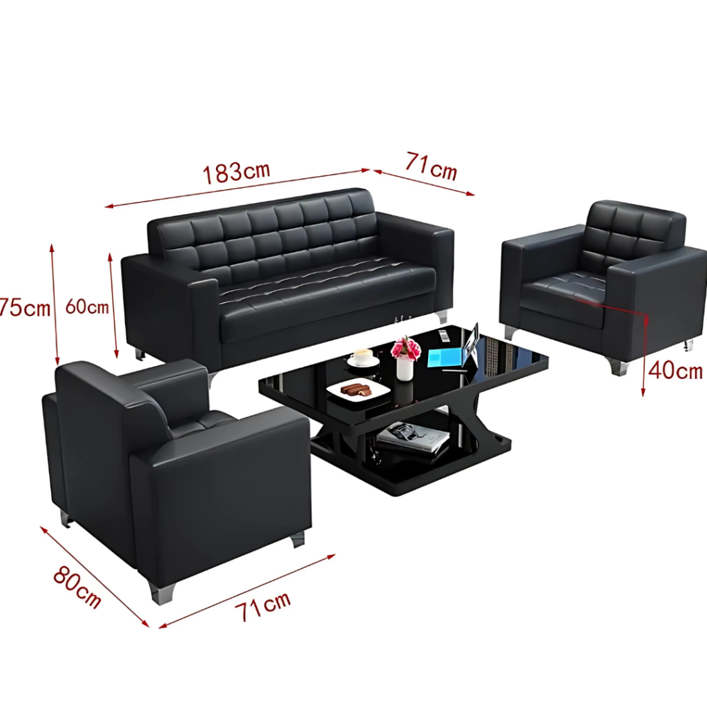 5-Seater Executive Office Sofa - Digital Mart Furniture -Furniture Shop ...