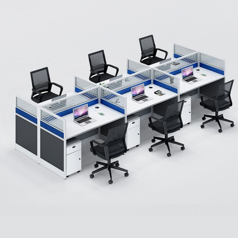 6 -Way Modular Office Workstion - Digital Mart Furniture -Furniture ...