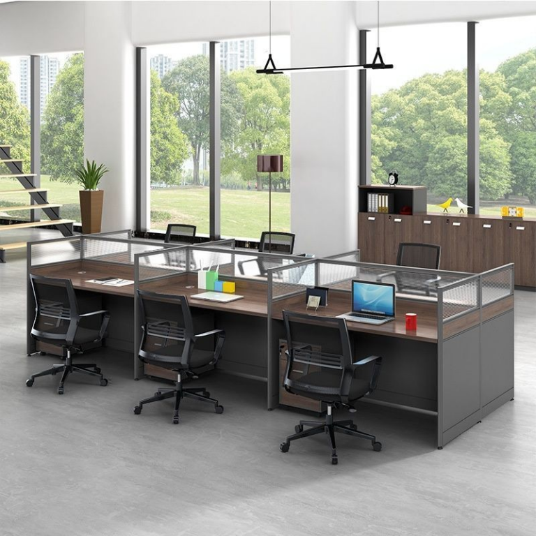 6 -Way Modular Office Workstion - Digital Mart Furniture -Furniture ...