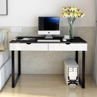 Computer Desk With Double Drawer - Digital Mart Furniture -Furniture ...