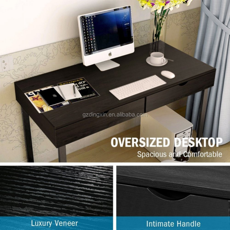 Computer Desk With Double Drawer - Digital Mart Furniture -Furniture ...